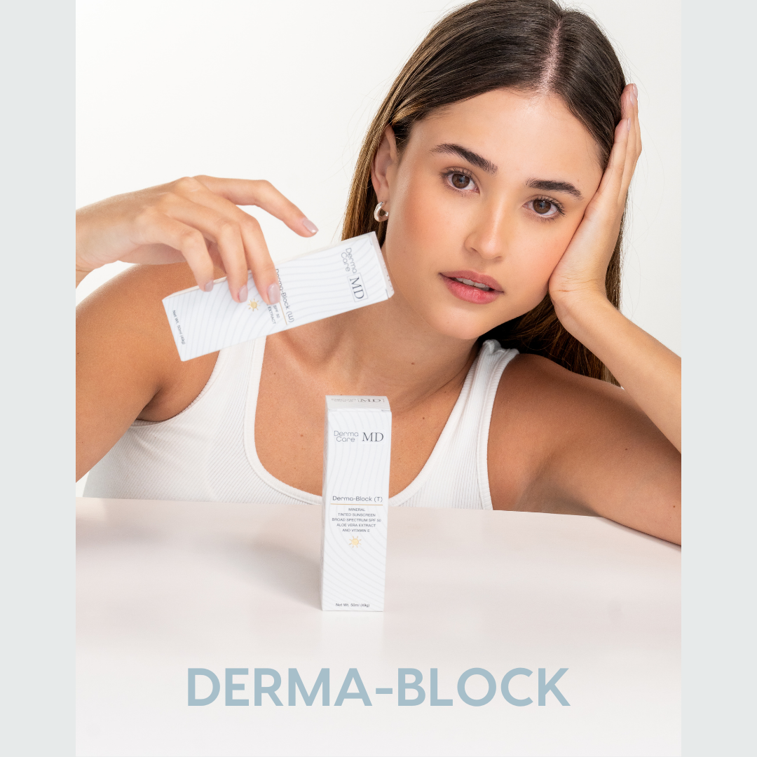 Sunscreen // DERMA-BLOCK (TINTED) – DermaCare MD